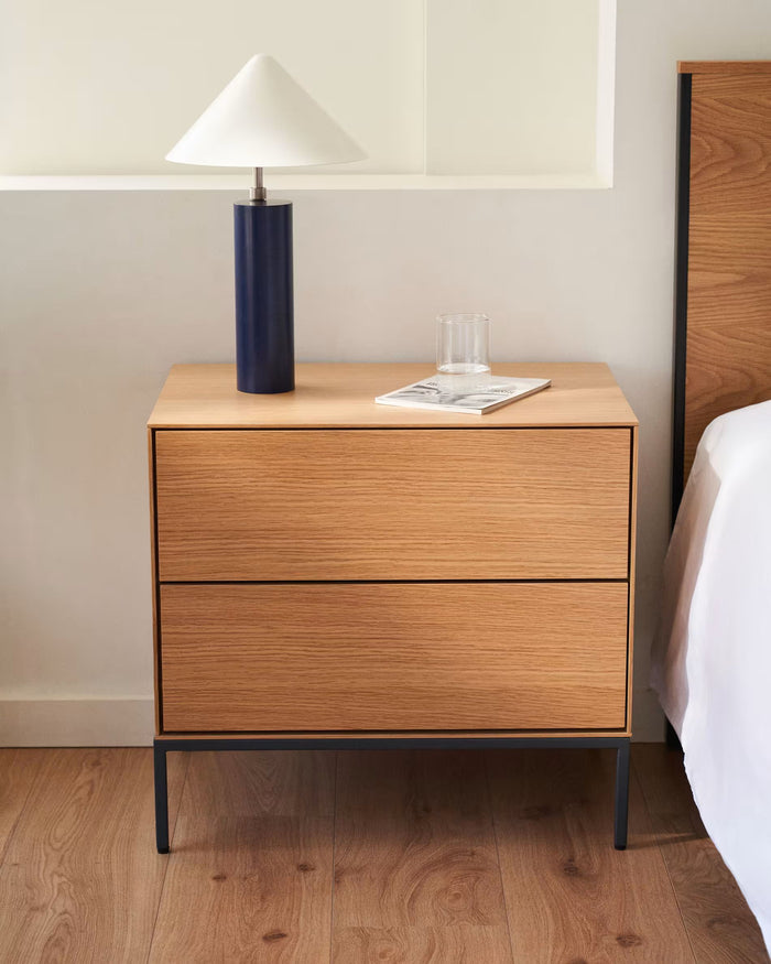 Urban Bedside Table (Natural)-USB-N